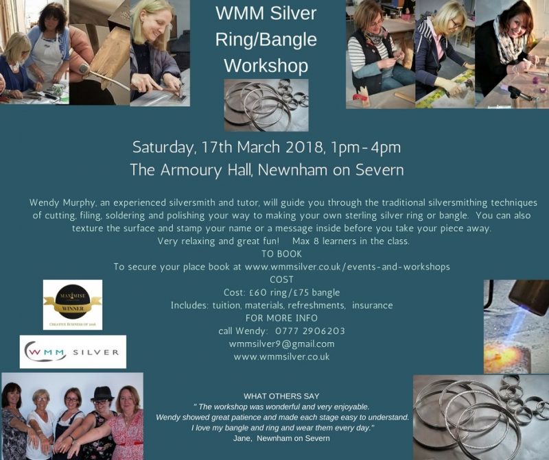 Newnham - Silver Ring/Bangle Workshop - WMMsilver